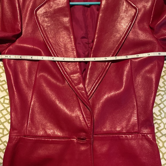 Luca Luca | Jackets & Coats | Luca Luca Genuine Leather 6 Pinkishred ...